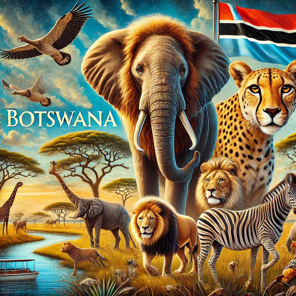 Exploring Botswana’s Wildlife Paintings - TingaTinga African Art