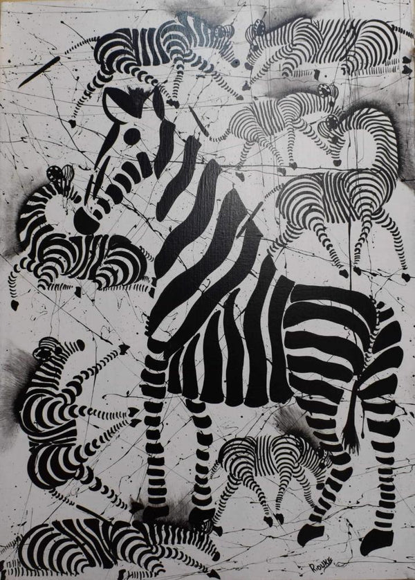 Stone Cave Drawings - TingaTinga African Art